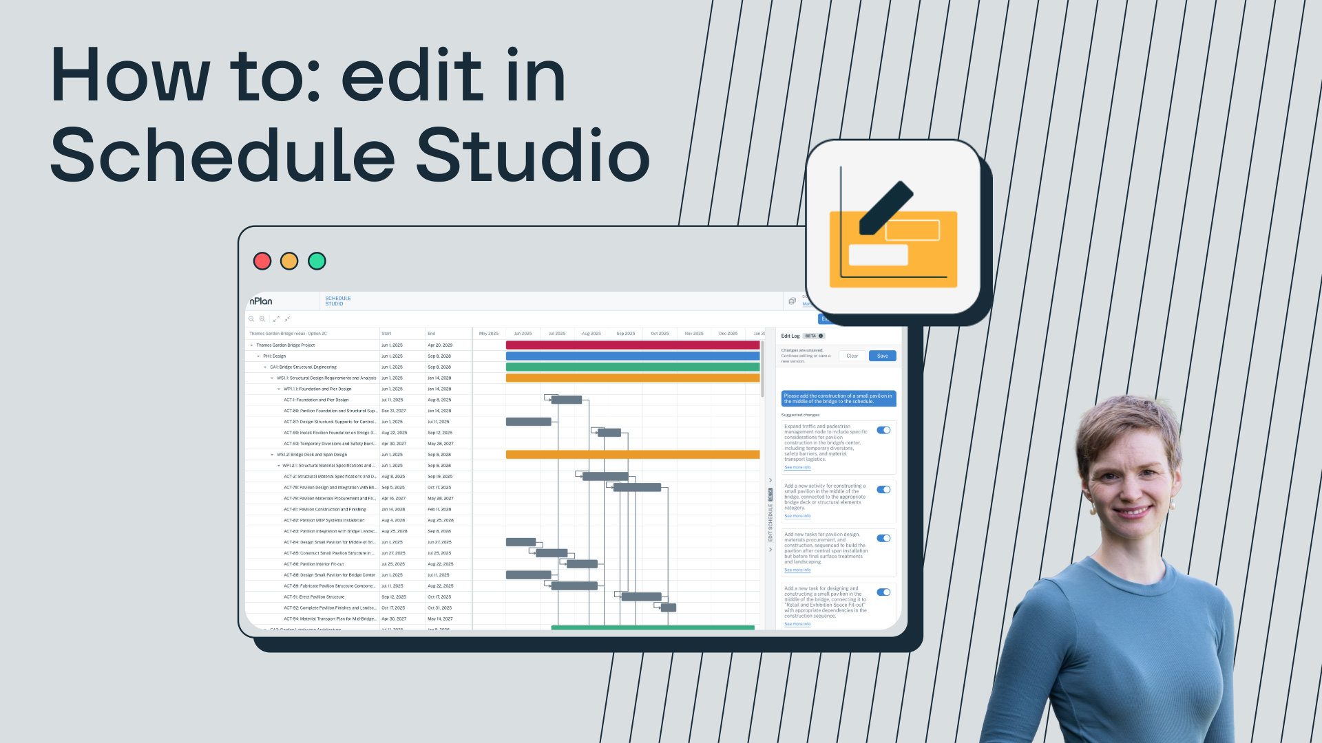 Schedule Studio | nPlan